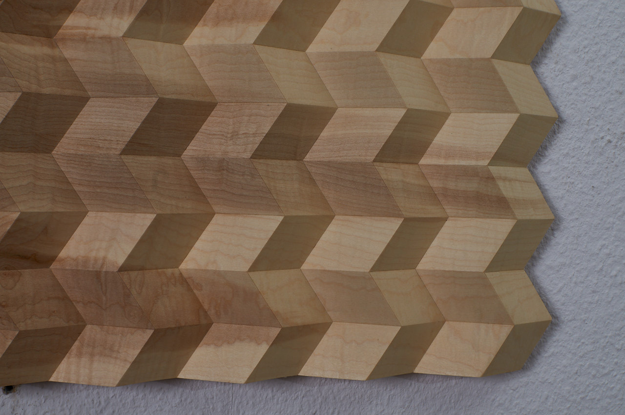 Origami Furnierbilder Furnierarbeiten 3D Furnier