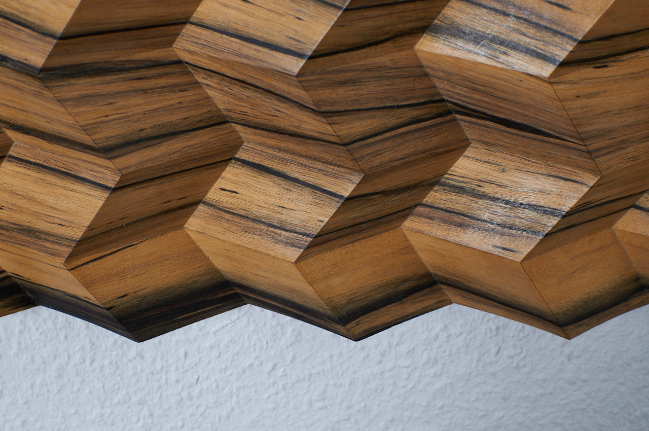 Origami Furnierbilder Furnierarbeiten 3D Furnier