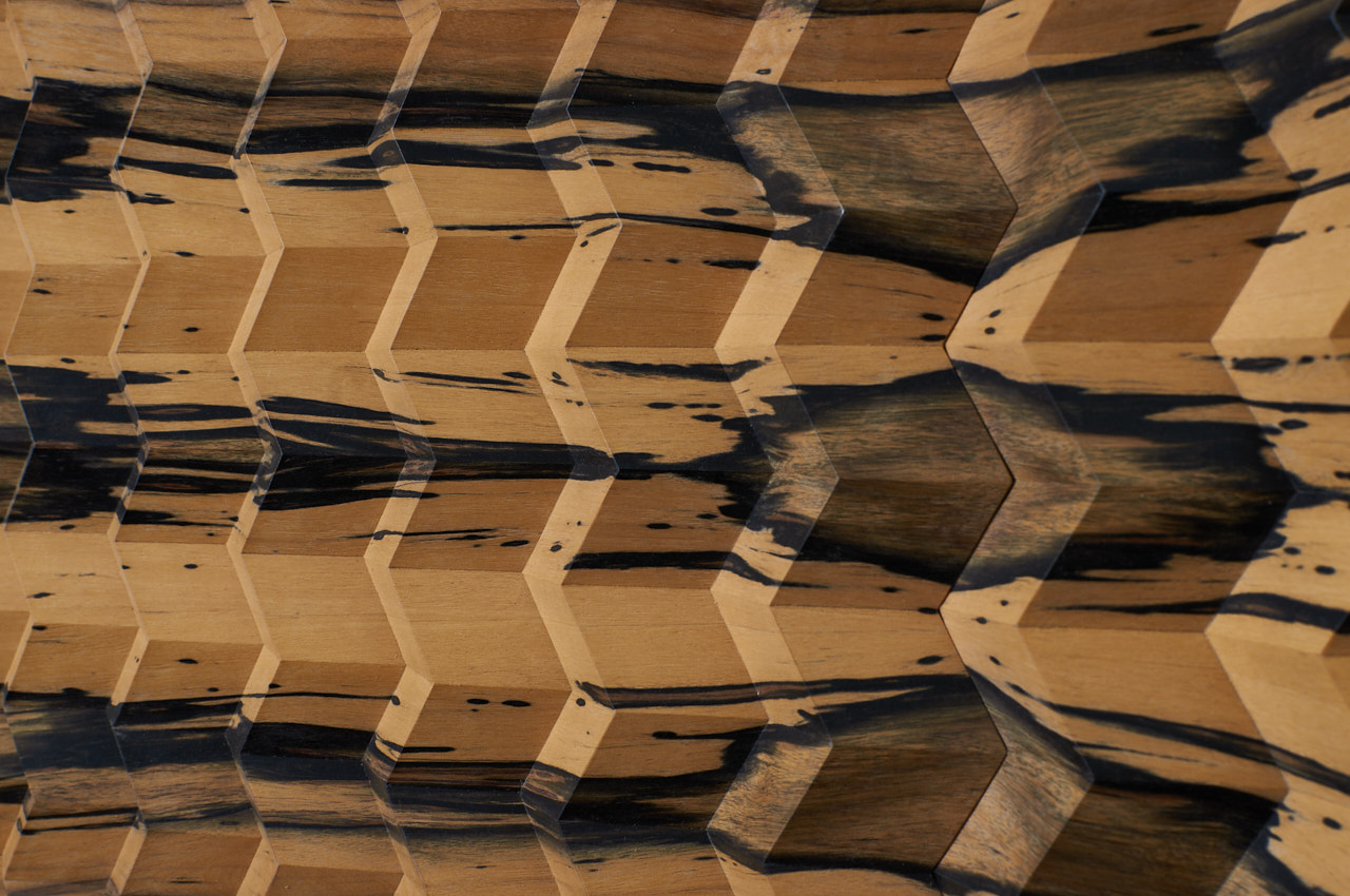 Origami Furnierbilder Furnierarbeiten 3D Furnier